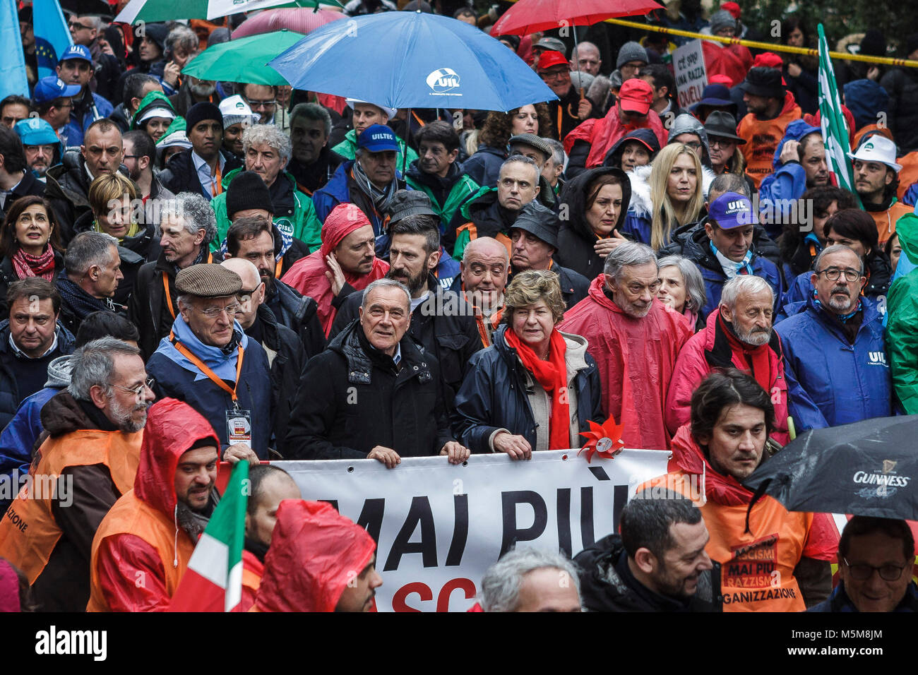 Anti immigration rally italy hi-res stock photography and images - Alamy