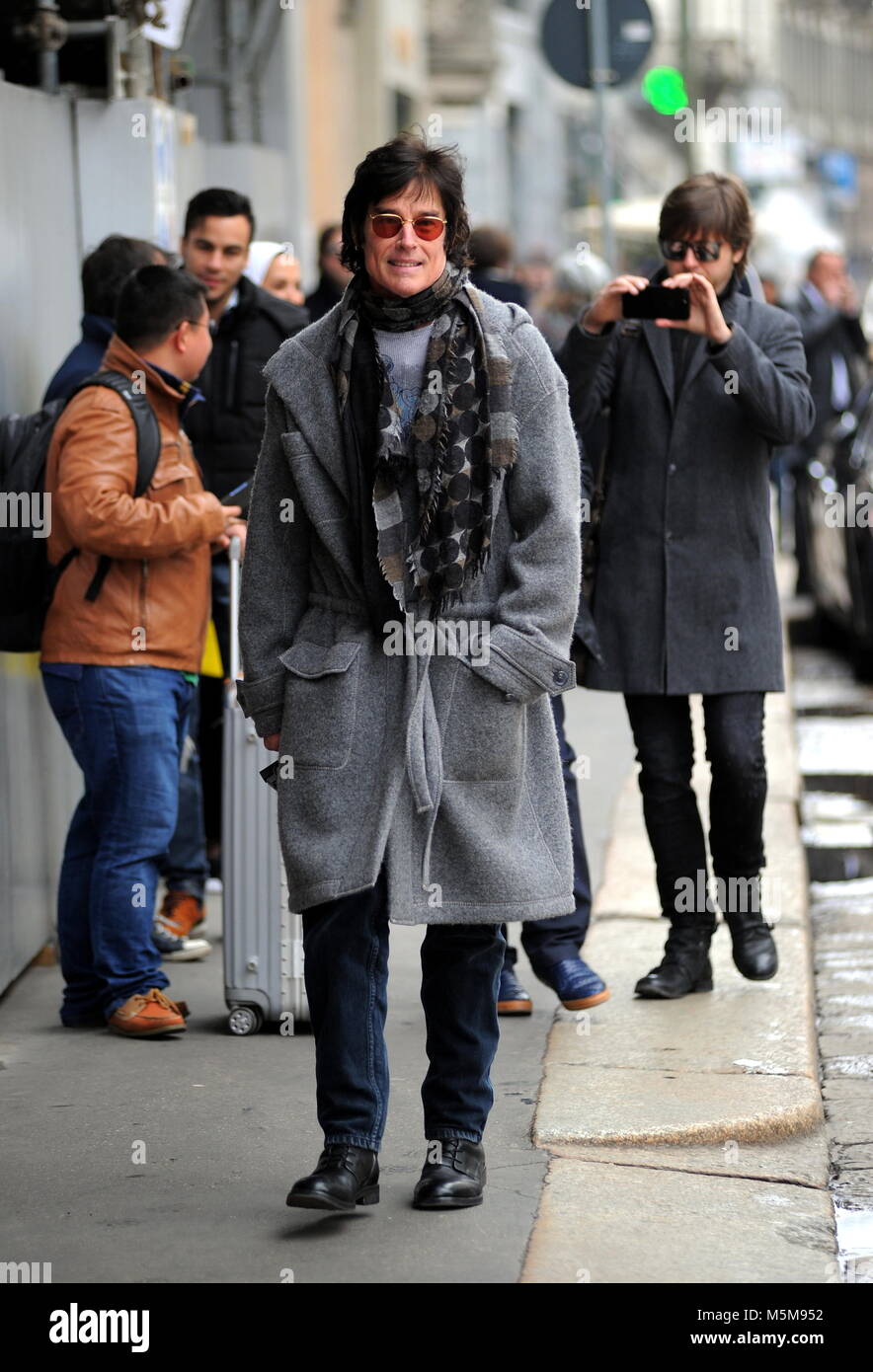 Milan, Ron Moss in the center for fashion shows The American actor RONN ...