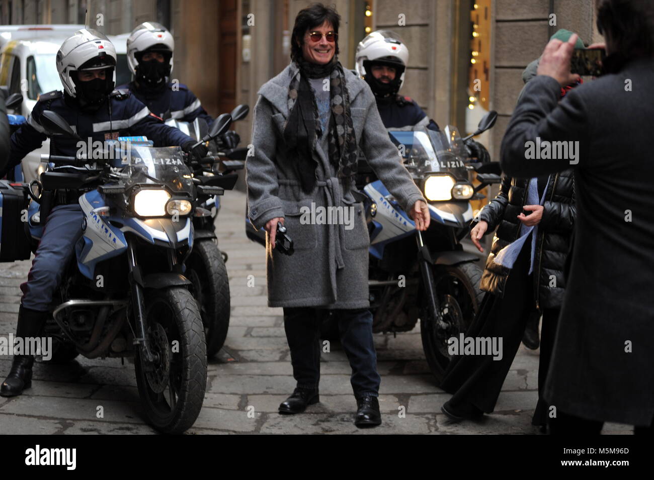 Milan, Ron Moss in the center for fashion shows The American actor RONN ...