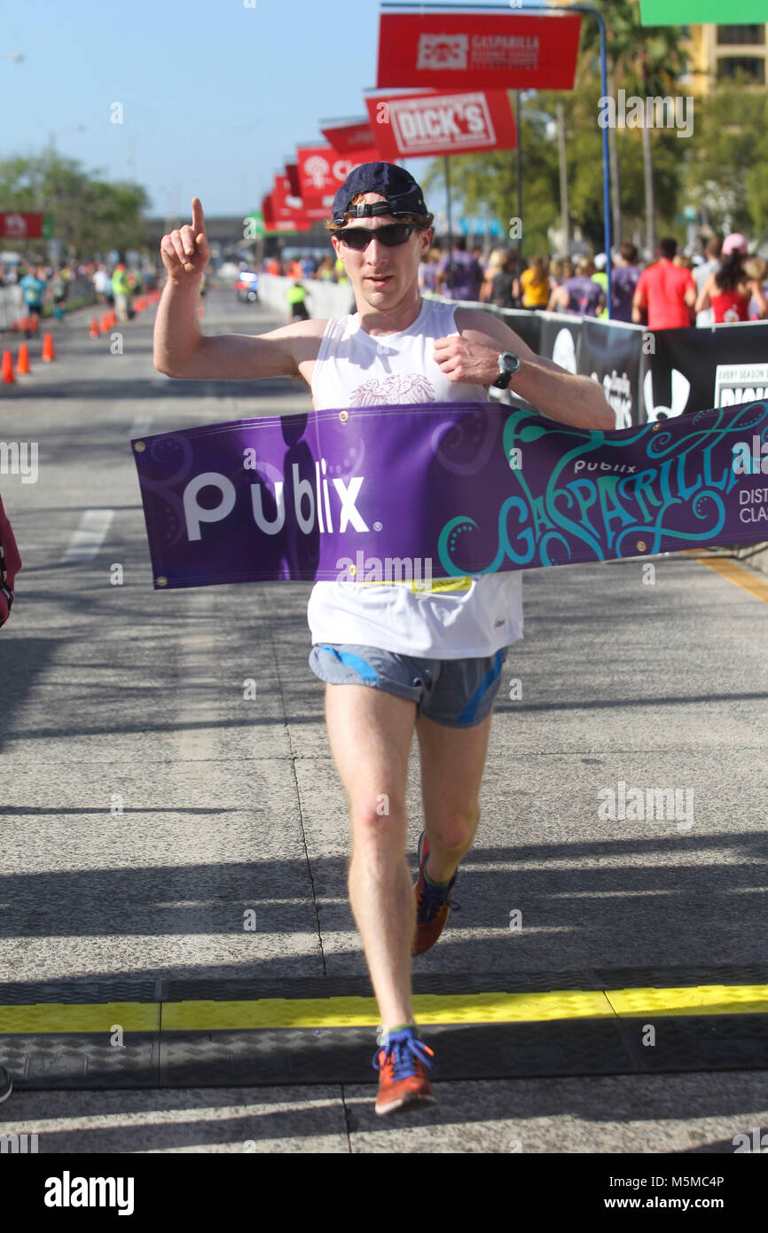 Florida, USA. 24th Feb, 2018. EVE EDELHEIT | Times.5K male winner ...