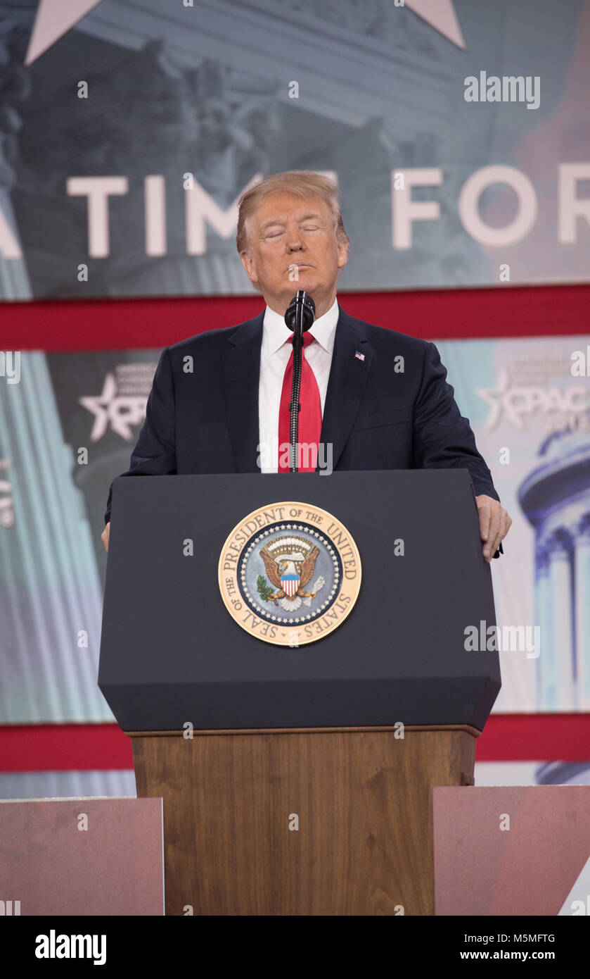 President Donald Trump went off script in a 75 minute speech to a ...