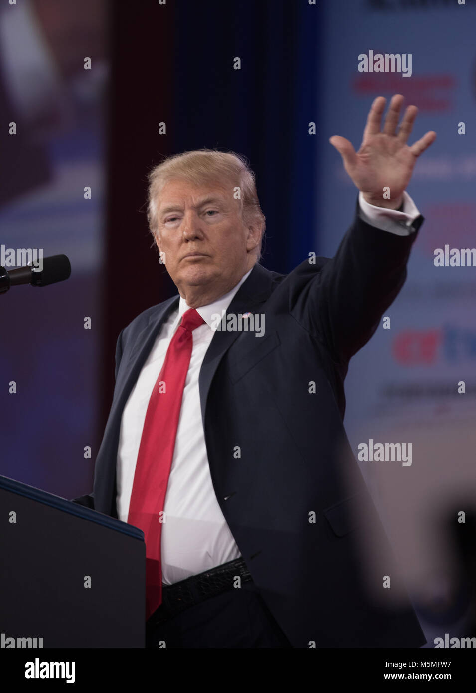 President Donald Trump went off script in a 75 minute speech to a ...