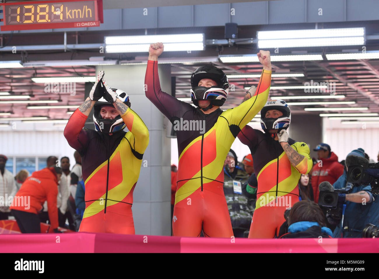 Bob Germany with WALTHER Nico, KUSKE Kevin, ROEDIGER Alexander, FRANKE ...