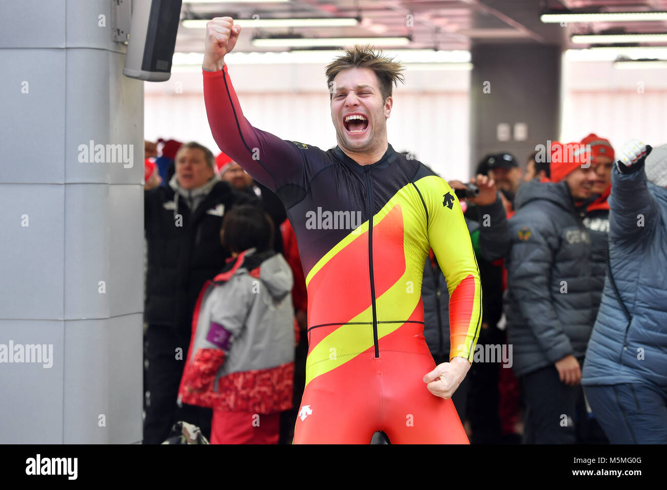 Nico WALTHER (GER) Bob Germany with jubilation, Freude, Begeisterung ...