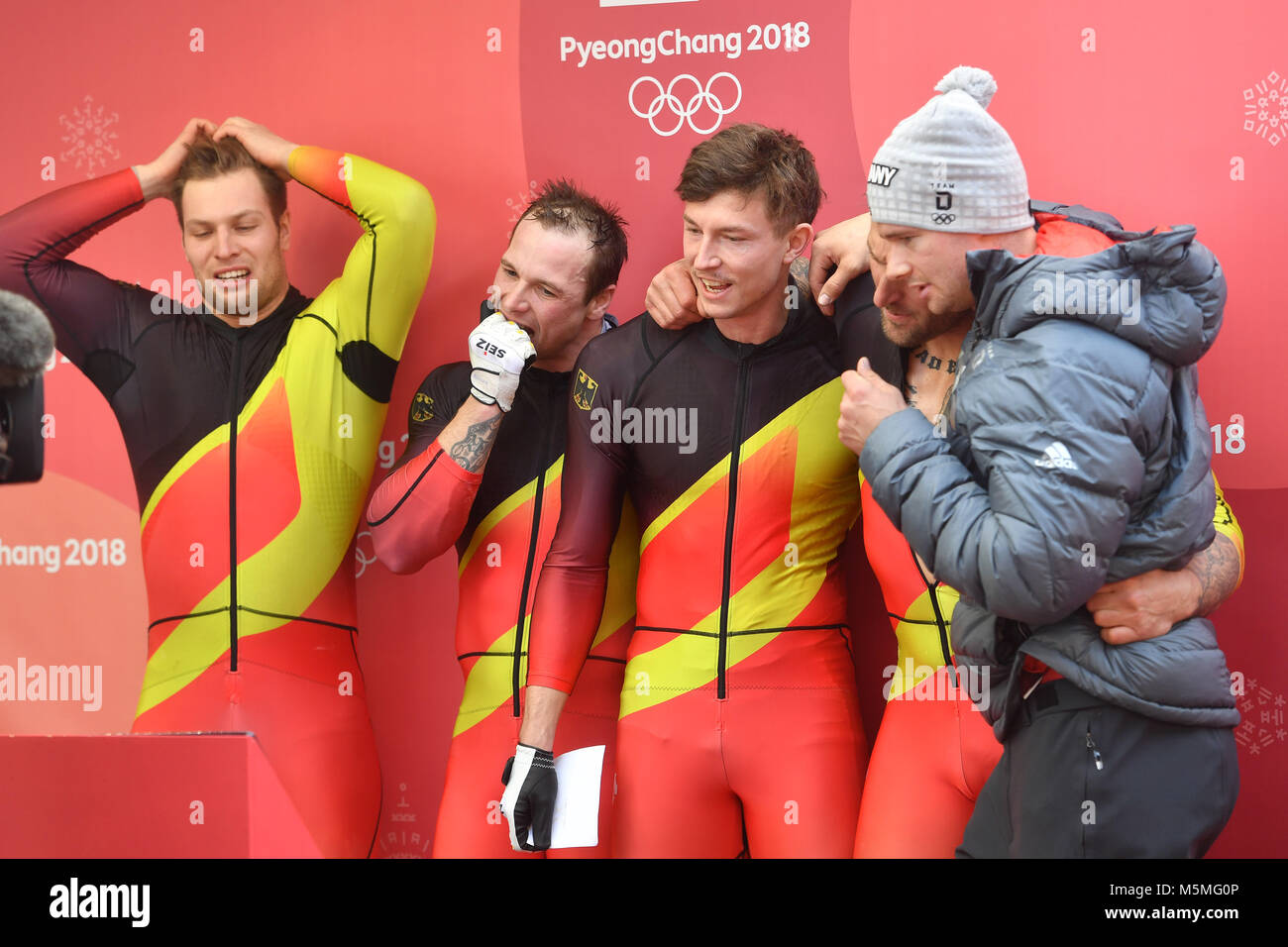 Bob Germany with WALTHER Nico (li), KUSKE Kevin, ROEDIGER Alexander ...