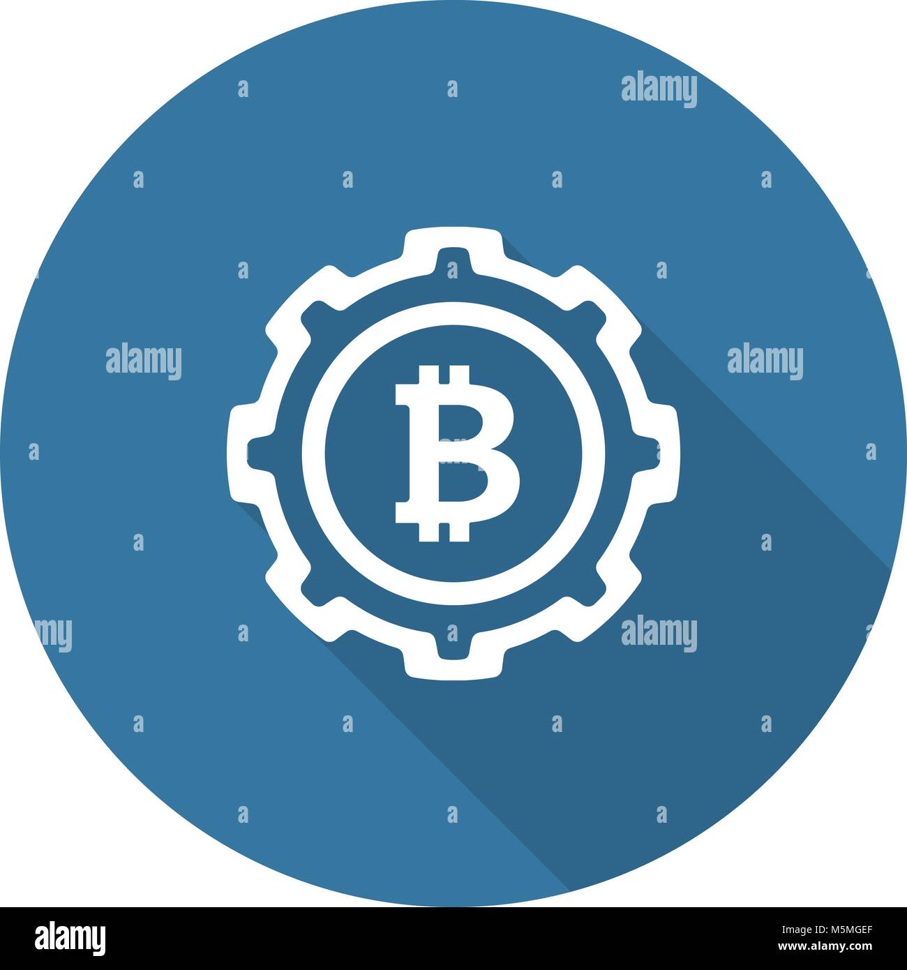 Bitcoin Mining Icon Stock Vector Image & Art - Alamy