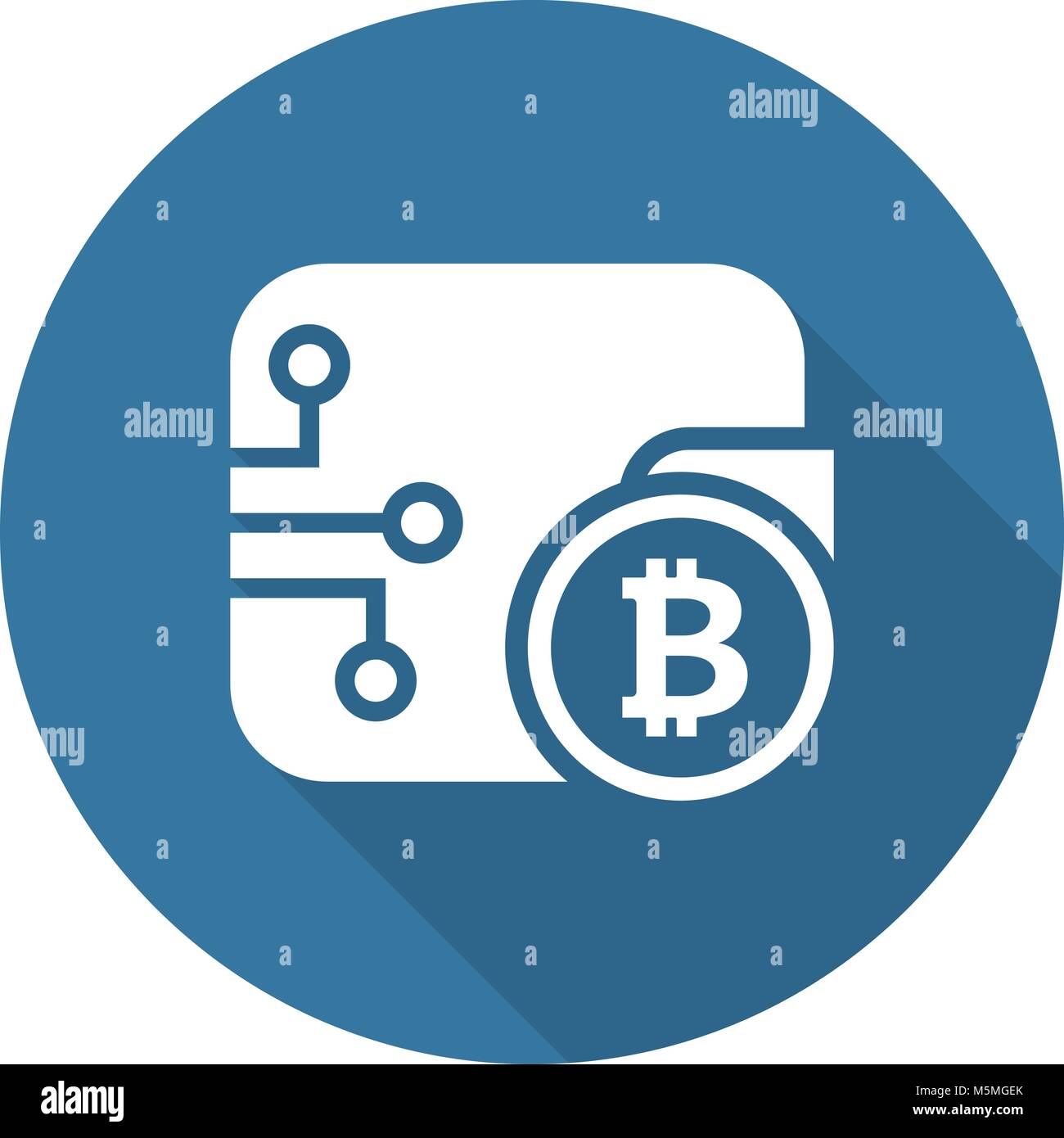 Bitcoin Wallet Icon Stock Vector Image & Art - Alamy