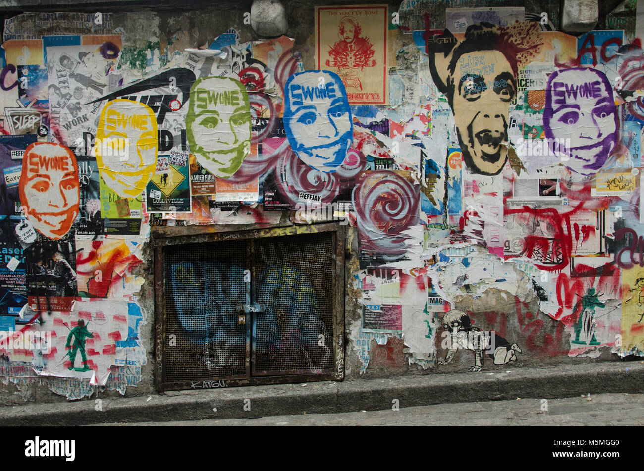 Graffiti is art expressing underlying social and political messages ...