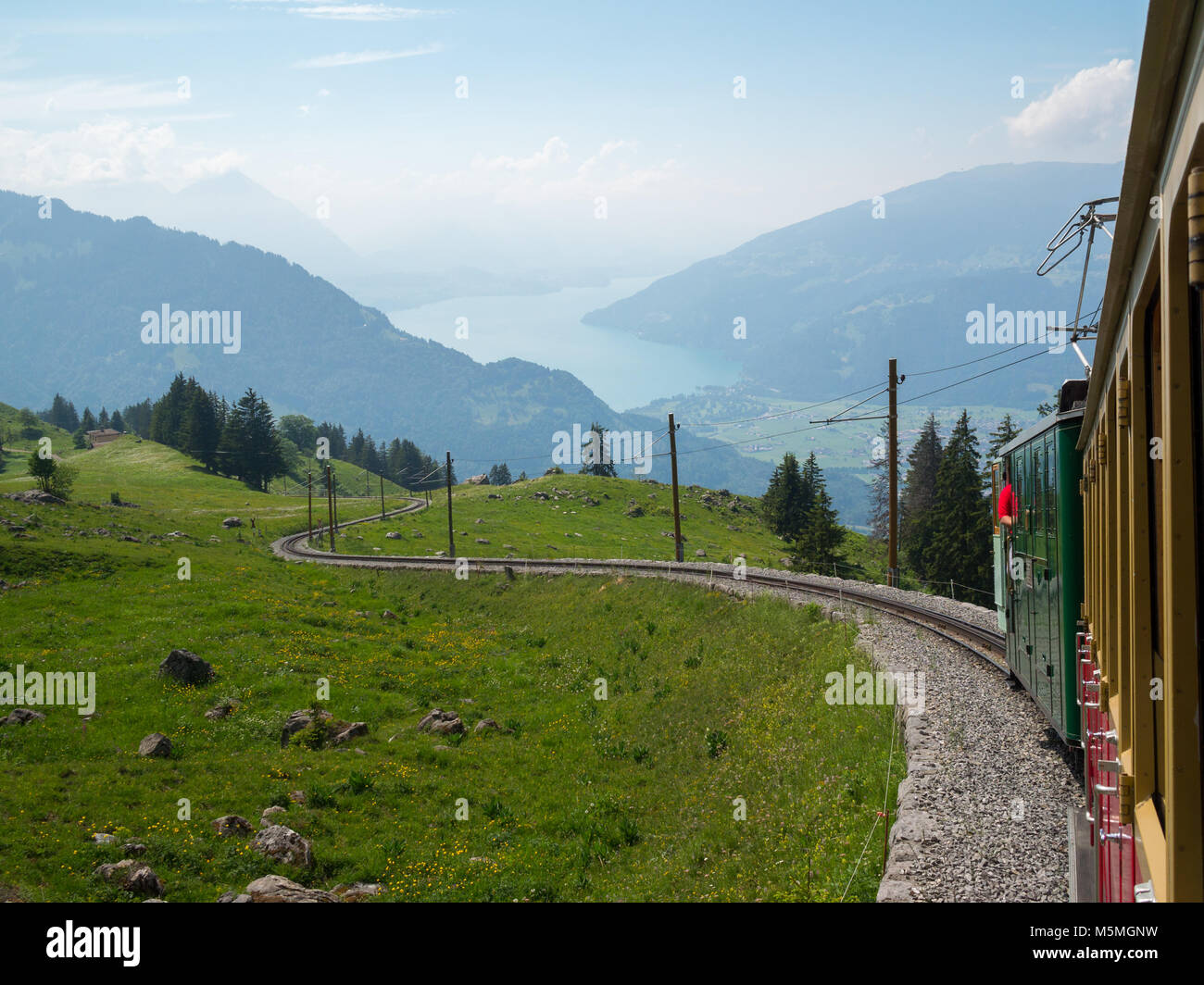 Train going uphill hi-res stock photography and images - Alamy