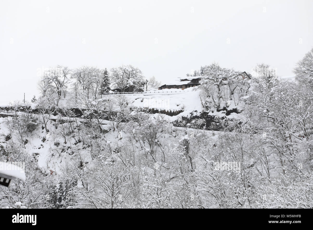 snow on hill Stock Photo - Alamy