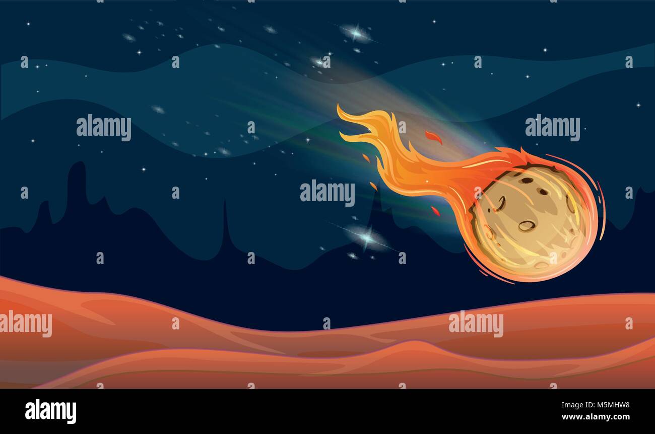 Comet illustration Stock Vector Images - Alamy