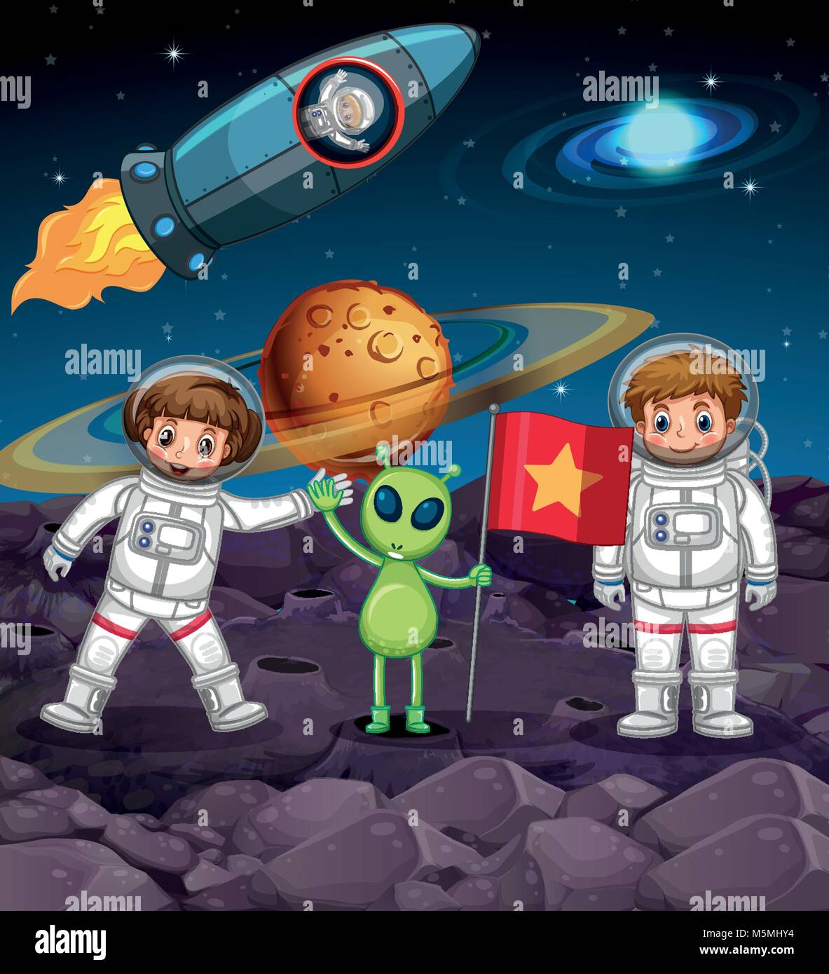 Alien environment Stock Vector Images - Alamy