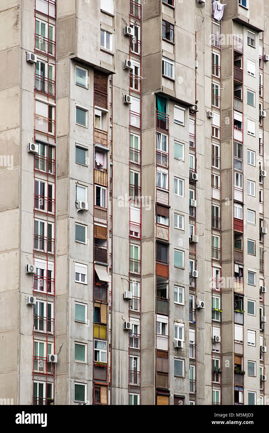 Closeup detail of the concrete urban building Stock Photo - Alamy