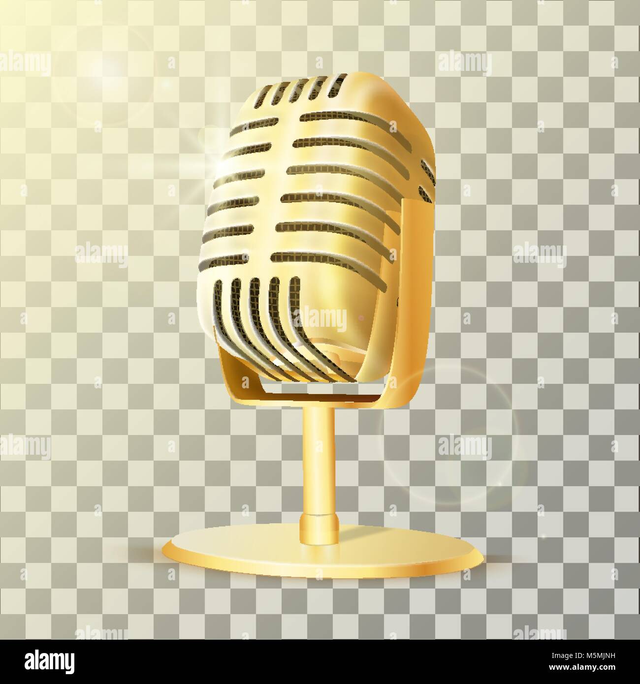 1950s microphone classic Stock Vector Images - Alamy