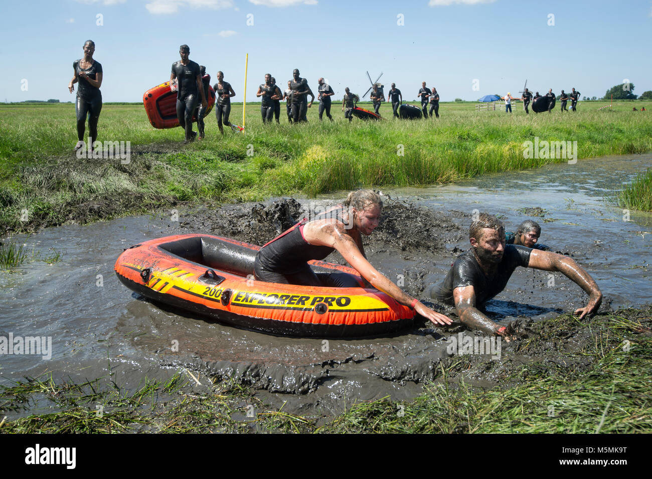 The Netherlands. Schermerhorn. 09-07-2017. Dutch Championship mud ...