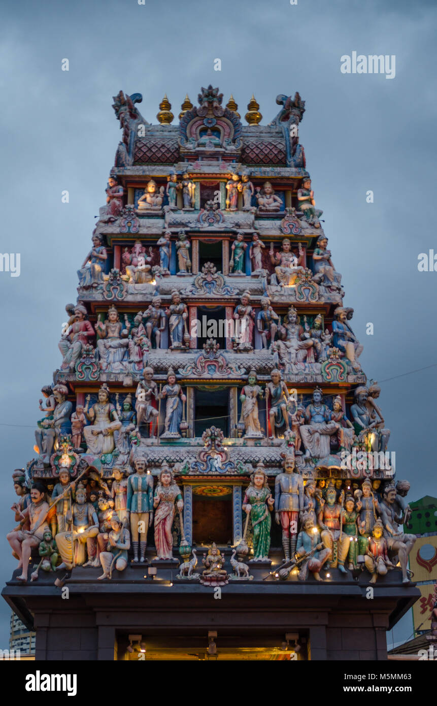 The Sri Mariamman Temple is Singapore's oldest Hindu temple. It is an agamic temple, built in ...