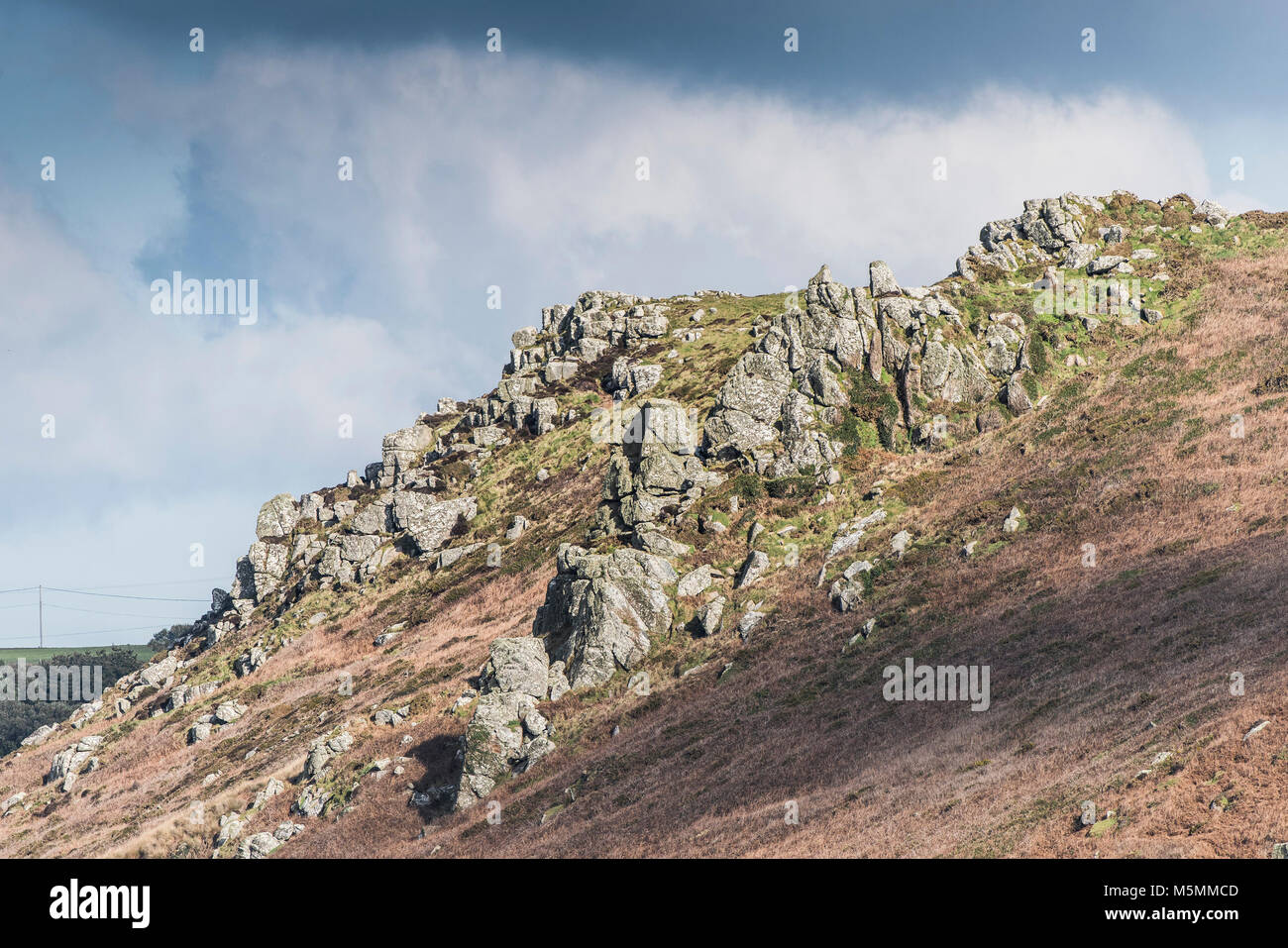 Granite rock outcrops on the Cornish coast Stock Photo - Alamy