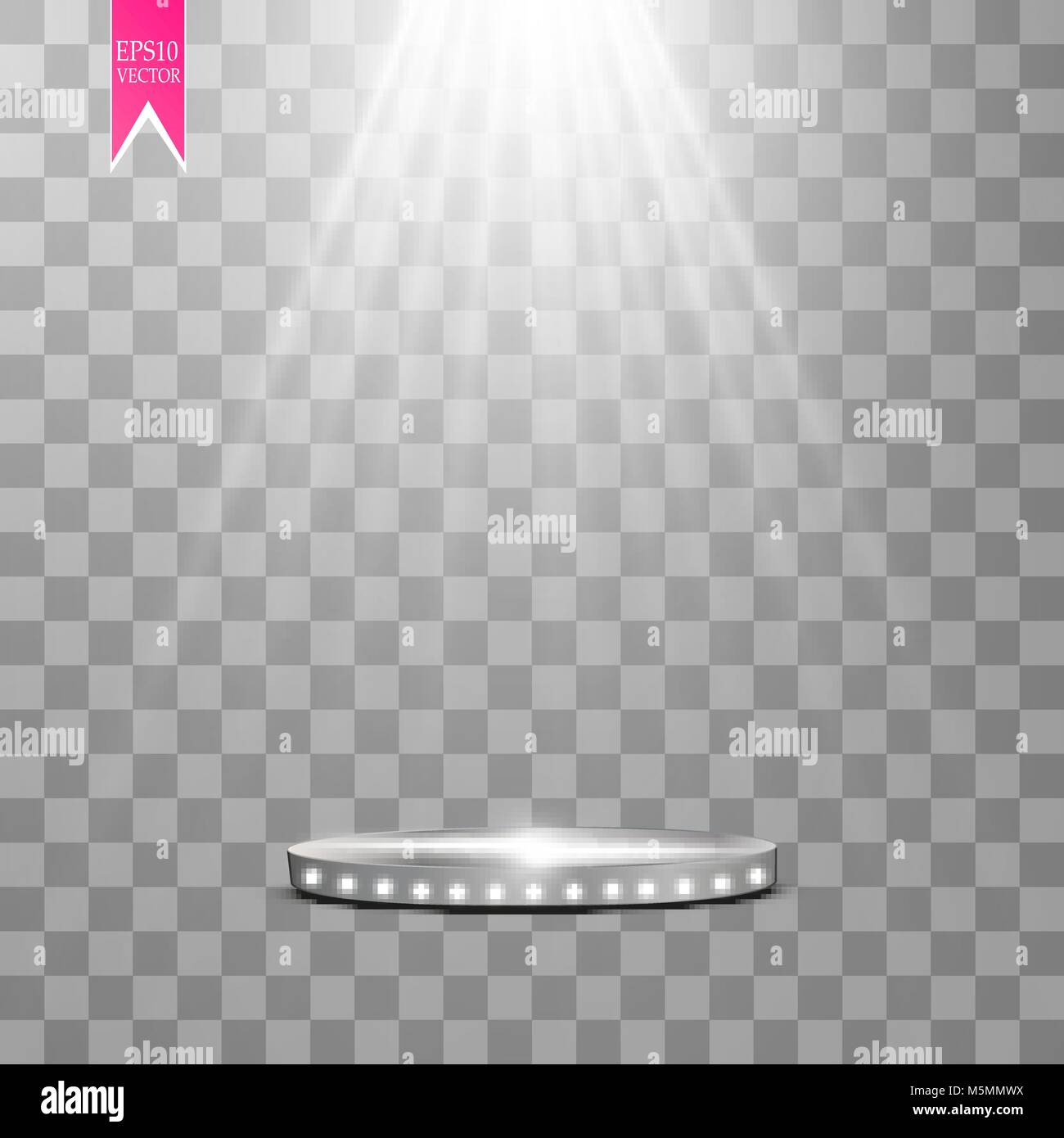 Vector Spotlights. Scene. Light Effects Stock Vector Image & Art - Alamy