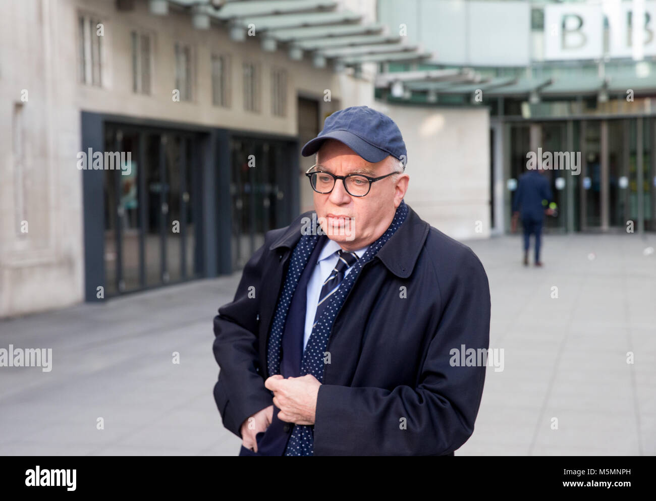 Michael Wolff, journalist and author of 'Fire and Fury: Inside the Trump White House' at the BBC ...