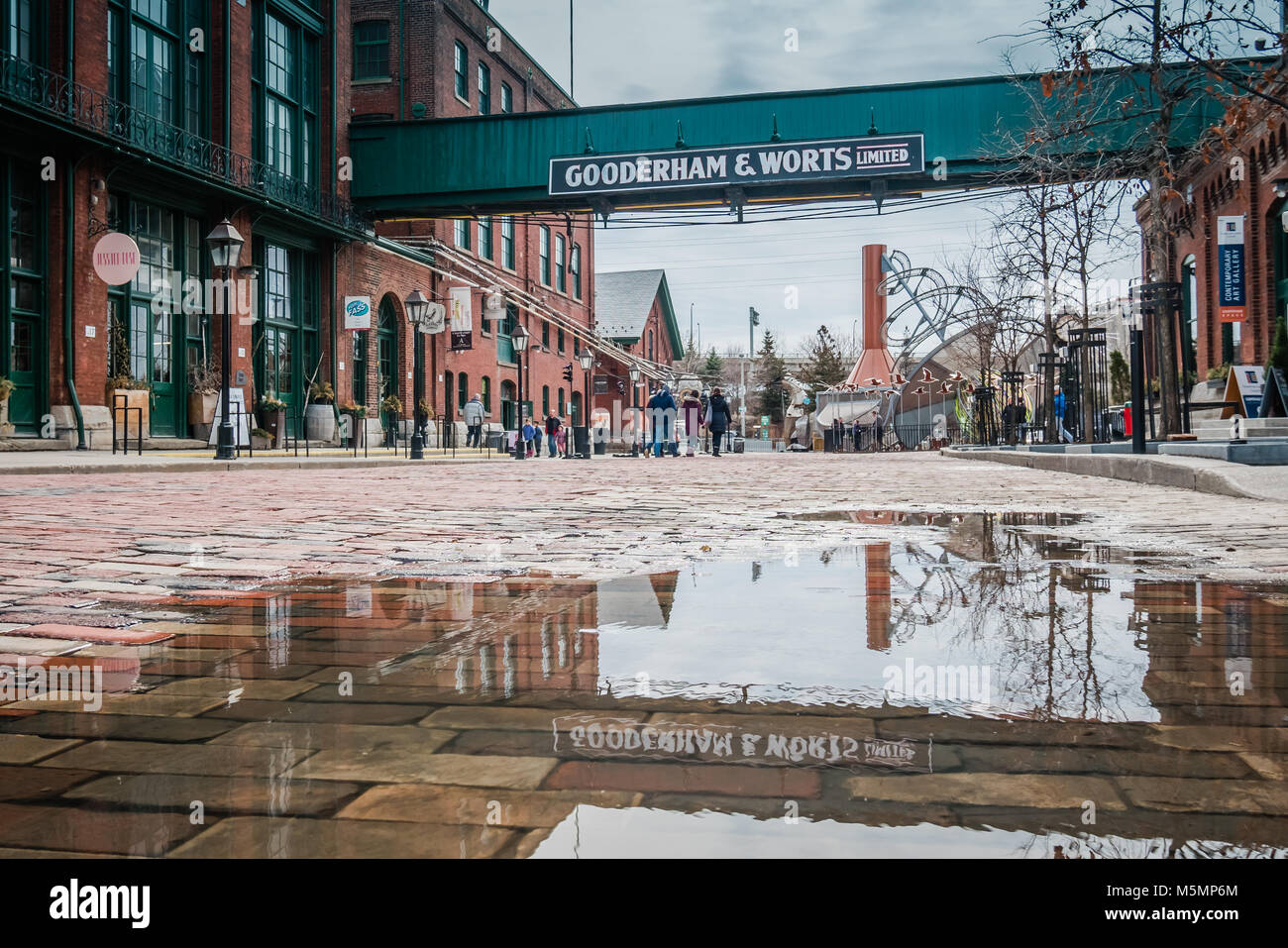 toronto distillery district is a historic landmark Stock Photo - Alamy