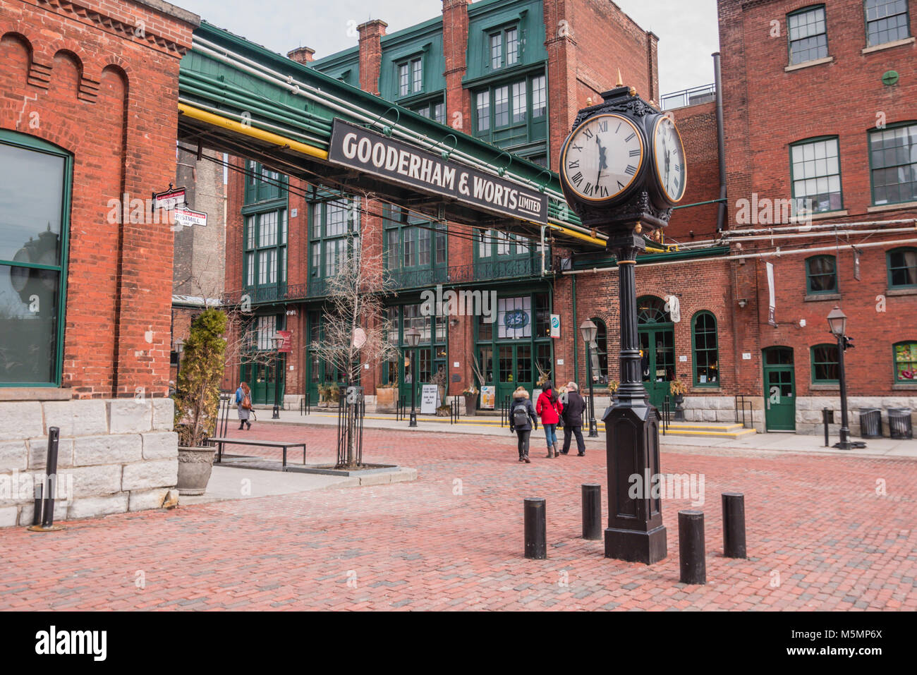 toronto distillery district is a historic landmark Stock Photo - Alamy
