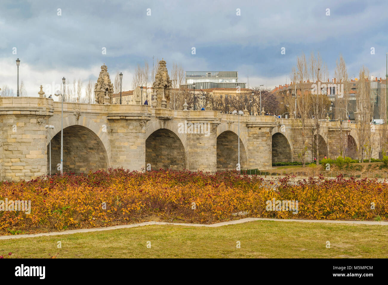 Segovia bridge, a renaissance fourteenth century style construction ...