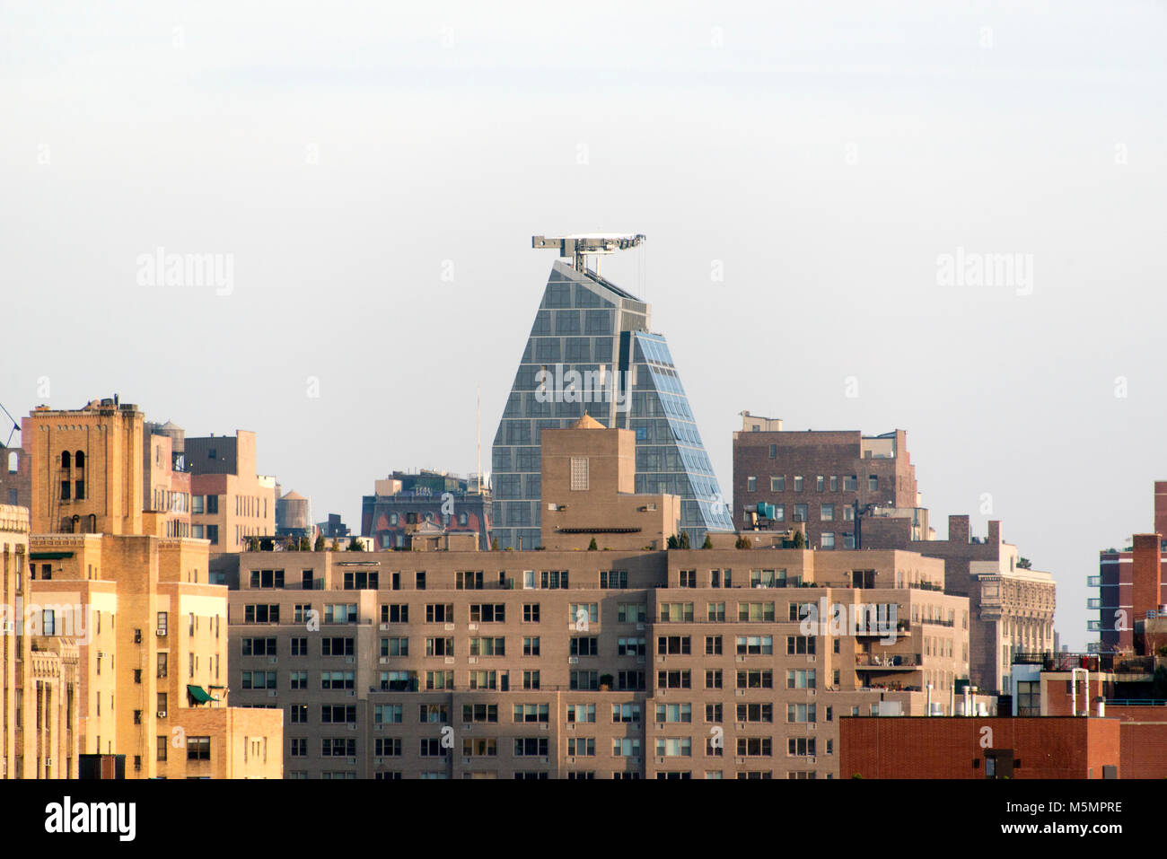 A rare view of downtown NYC skyline Stock Photo - Alamy