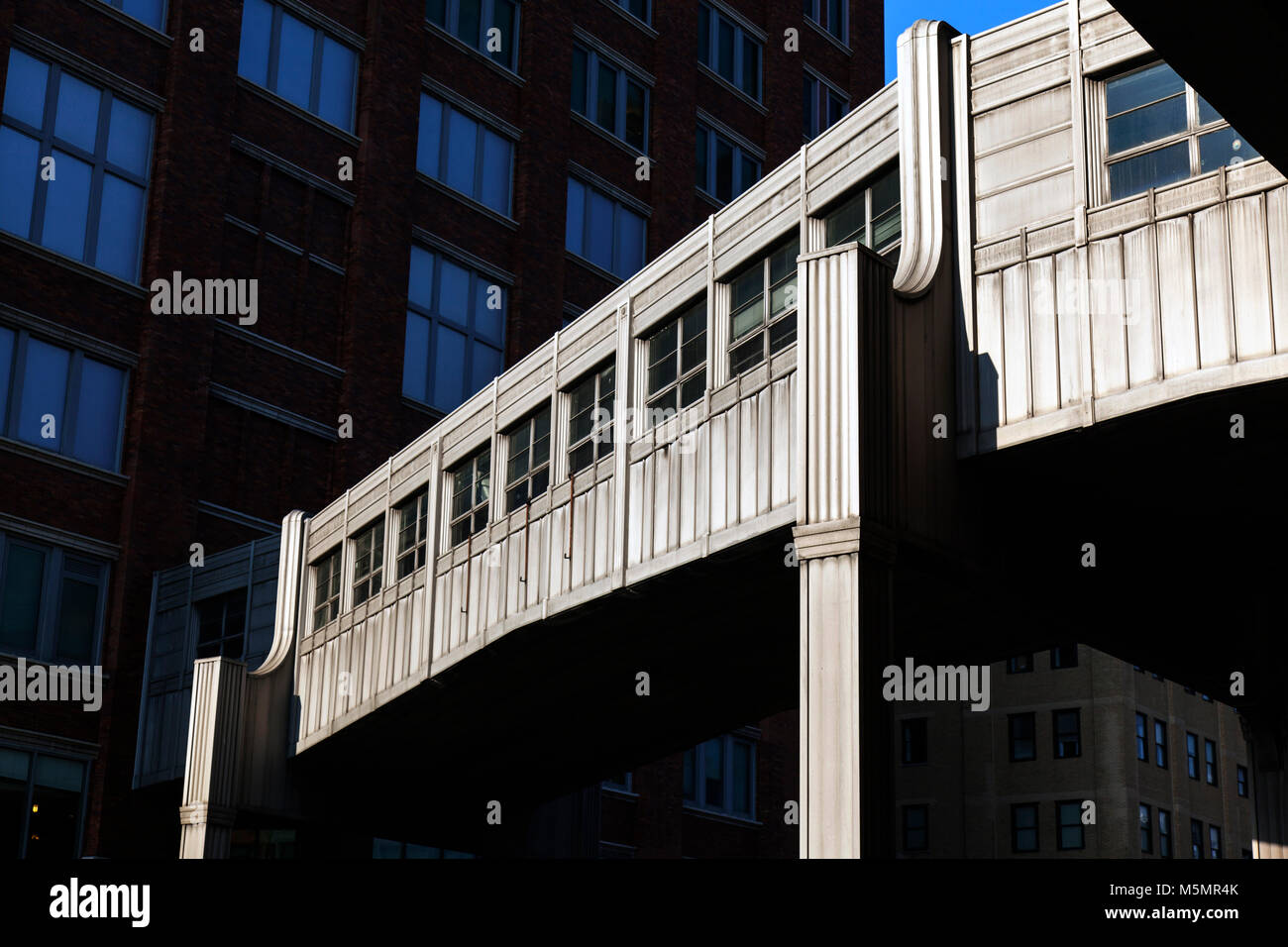 Bridge Between Buildings High Resolution Stock Photography and Images ...