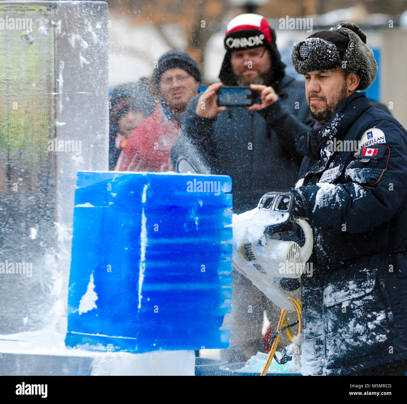 Ottawa winterlude ice sculpture hi-res stock photography and images - Alamy