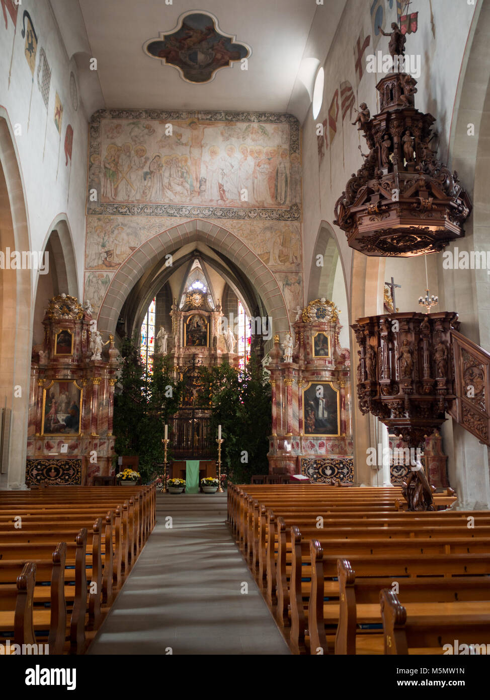 Franciscan architecture interior hi-res stock photography and images ...