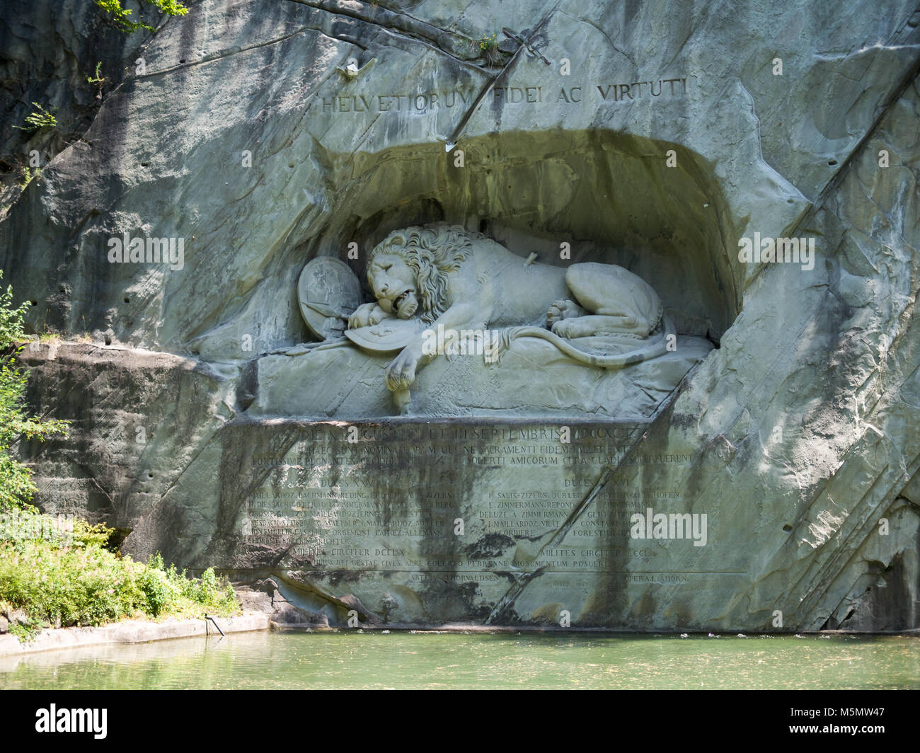 Lion Monument, Luzern Stock Photo - Alamy