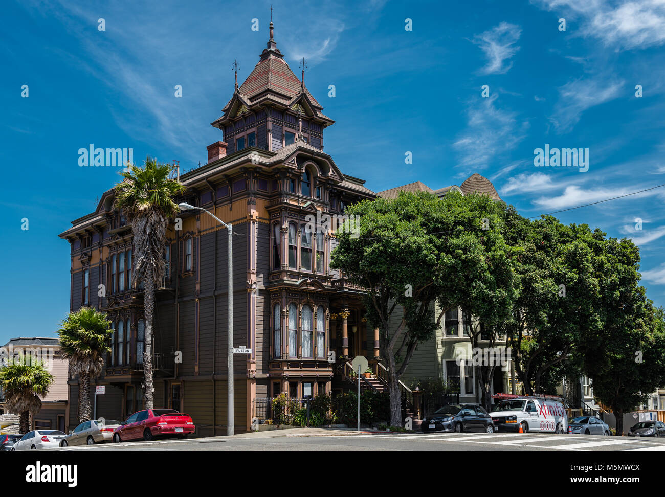 The William Westerfeld House, in Fulton street, facing Alamo Square ...