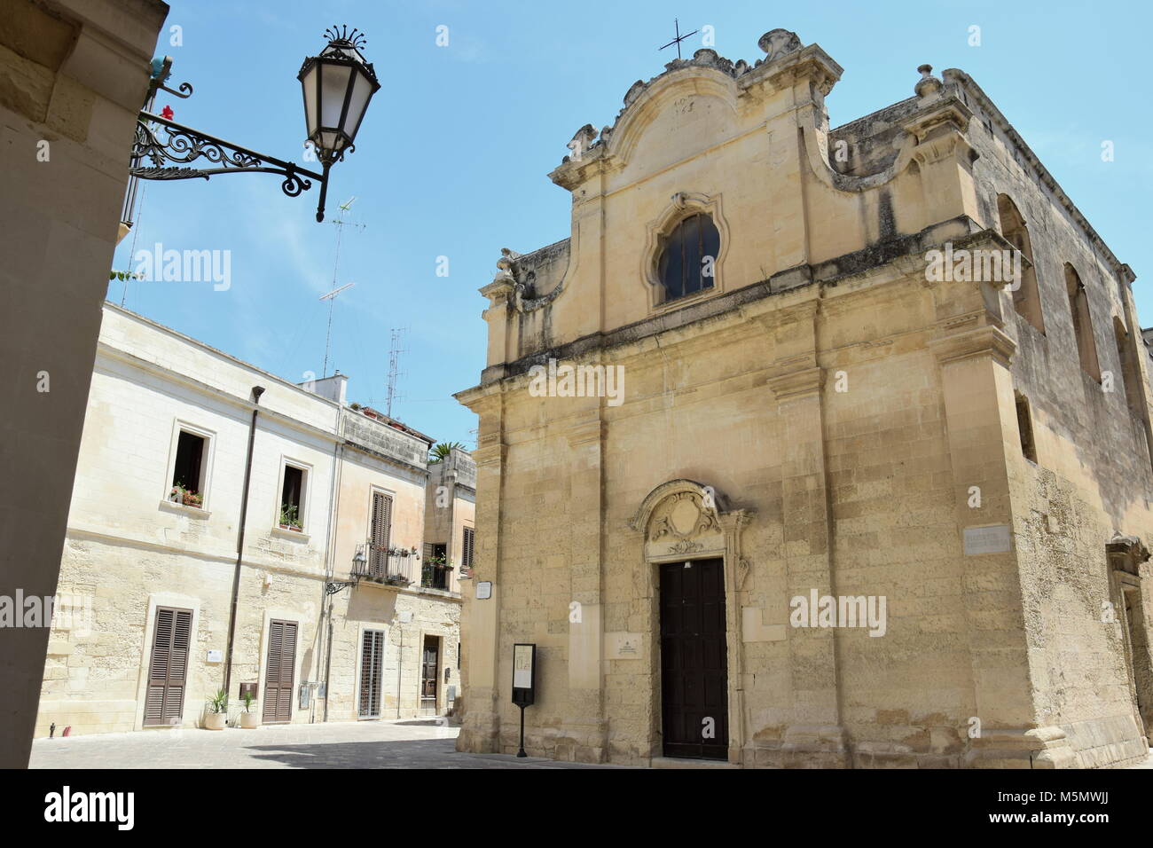 Typical architecture in Lecce, Apulia region, Italy Stock Photo - Alamy