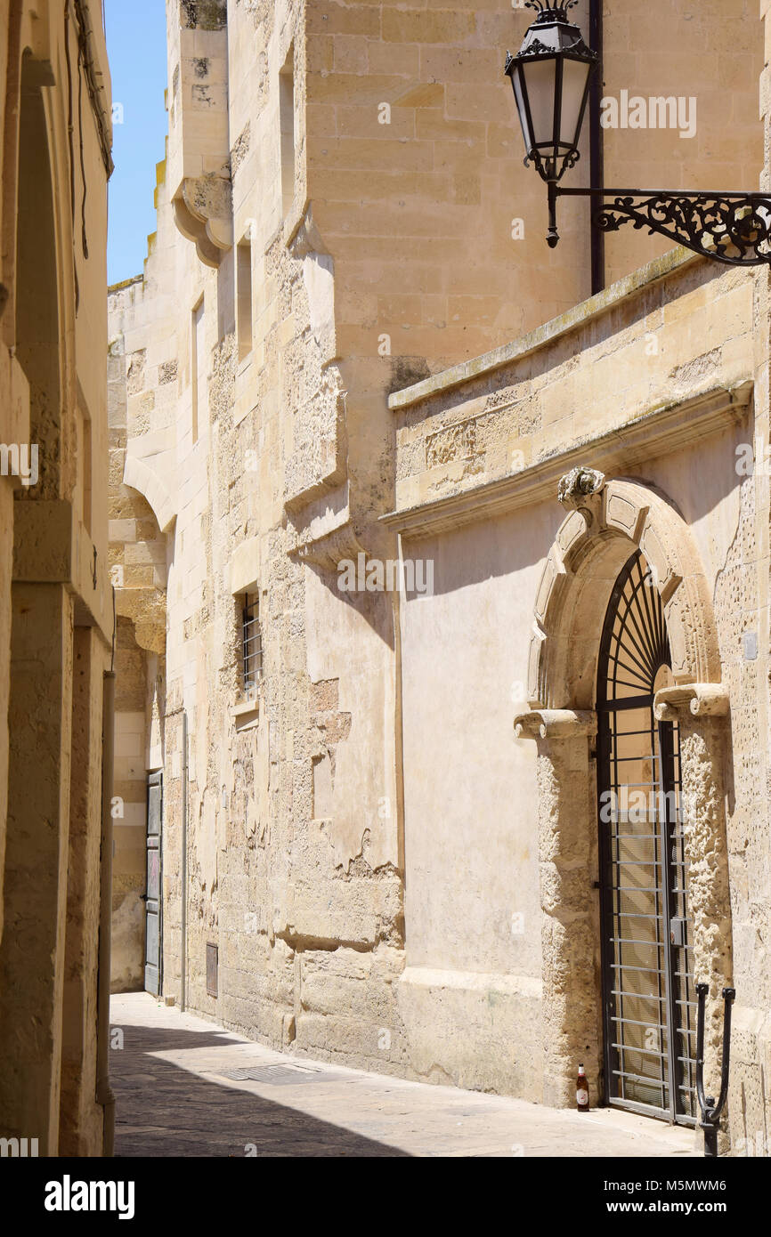 Typical architecture in Lecce, Apulia region, Italy Stock Photo - Alamy