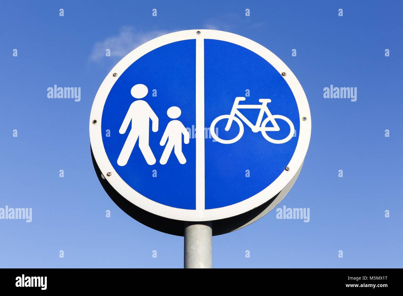 Pedestrian lane sign hi-res stock photography and images - Alamy