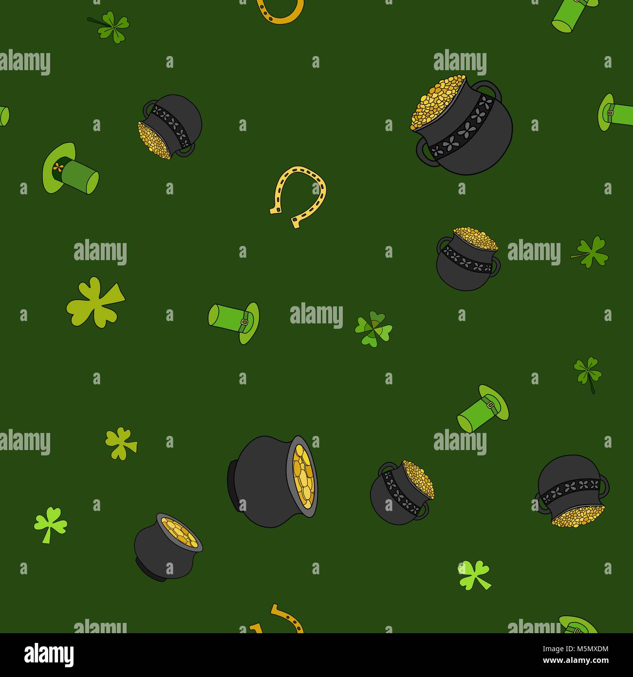 Saint patrick vector vectors hi-res stock photography and images - Alamy