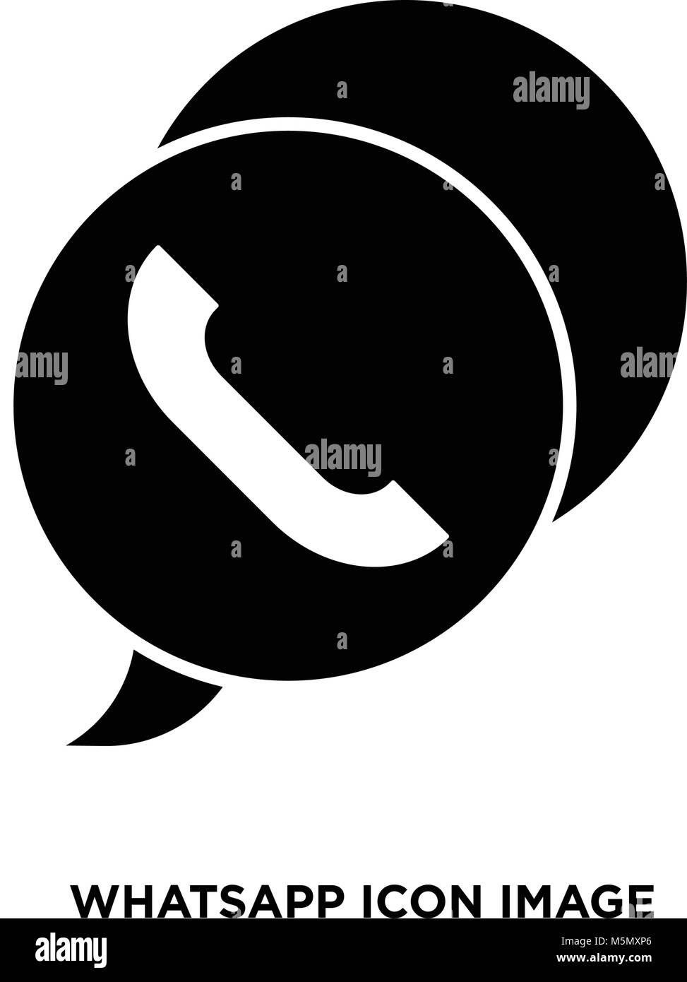 Whatsapp icon message Stock Vector Images - Alamy