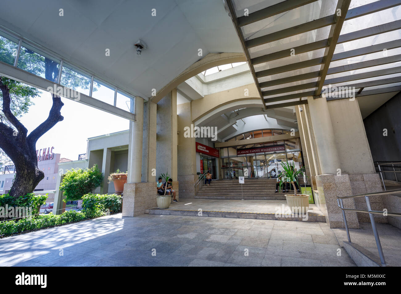 Manila, Philippines - Feb 24, 2018 : Entrance view of Alabang town ...