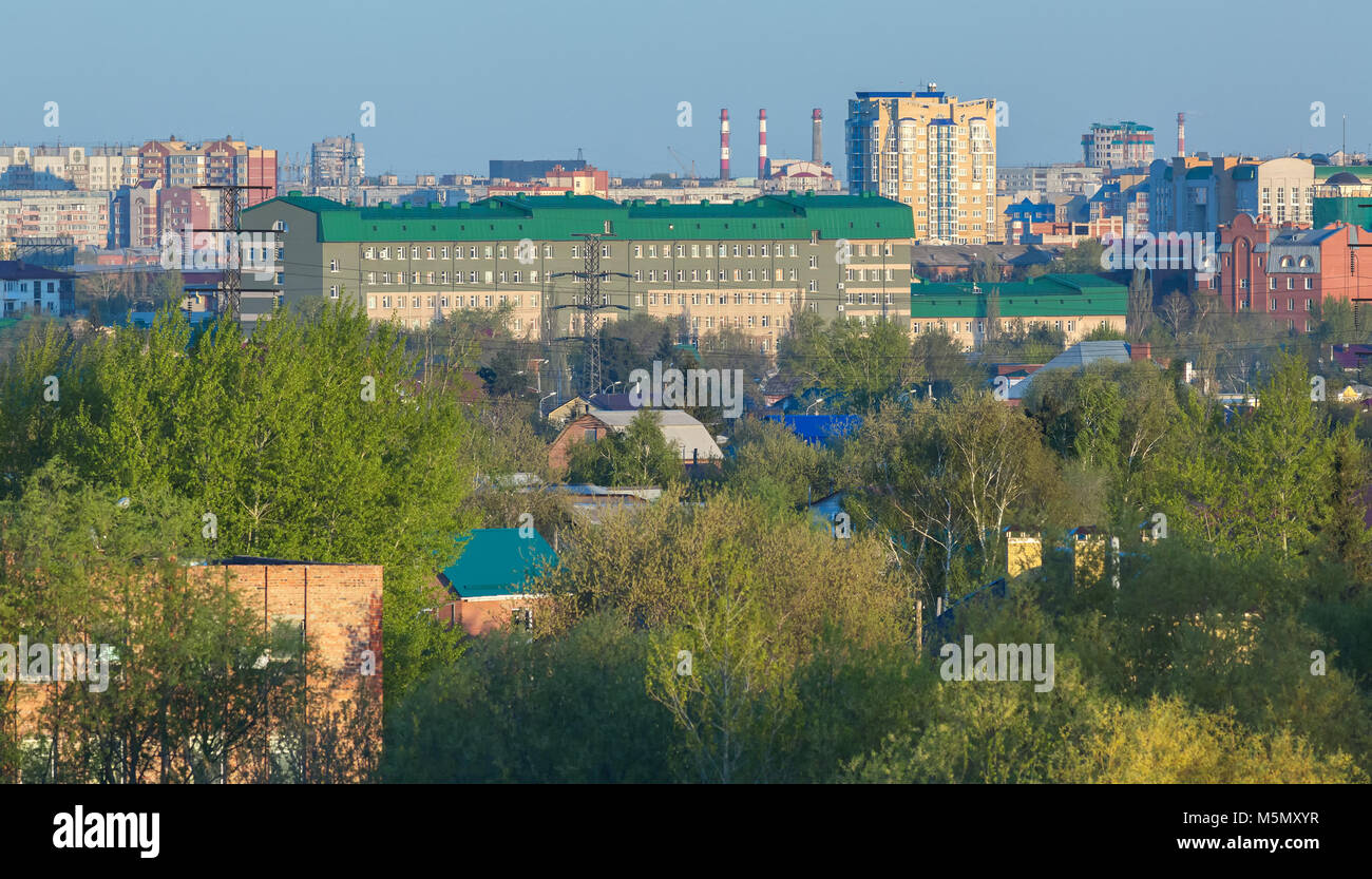 Omsk russia aerial view hi-res stock photography and images - Alamy