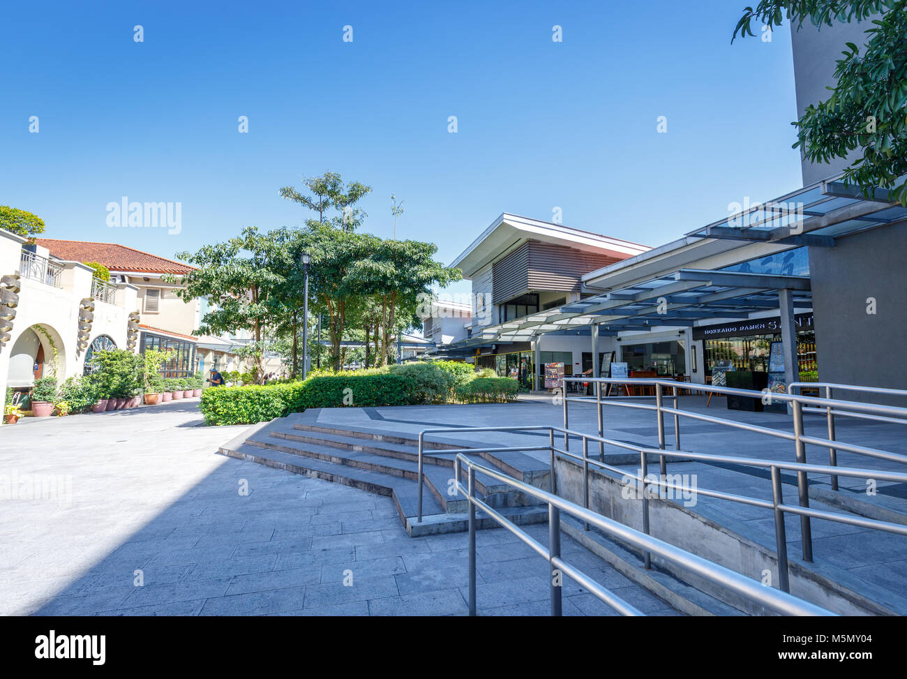 Manila, Philippines - Feb 24, 2018 : Building of Alabang town center in ...
