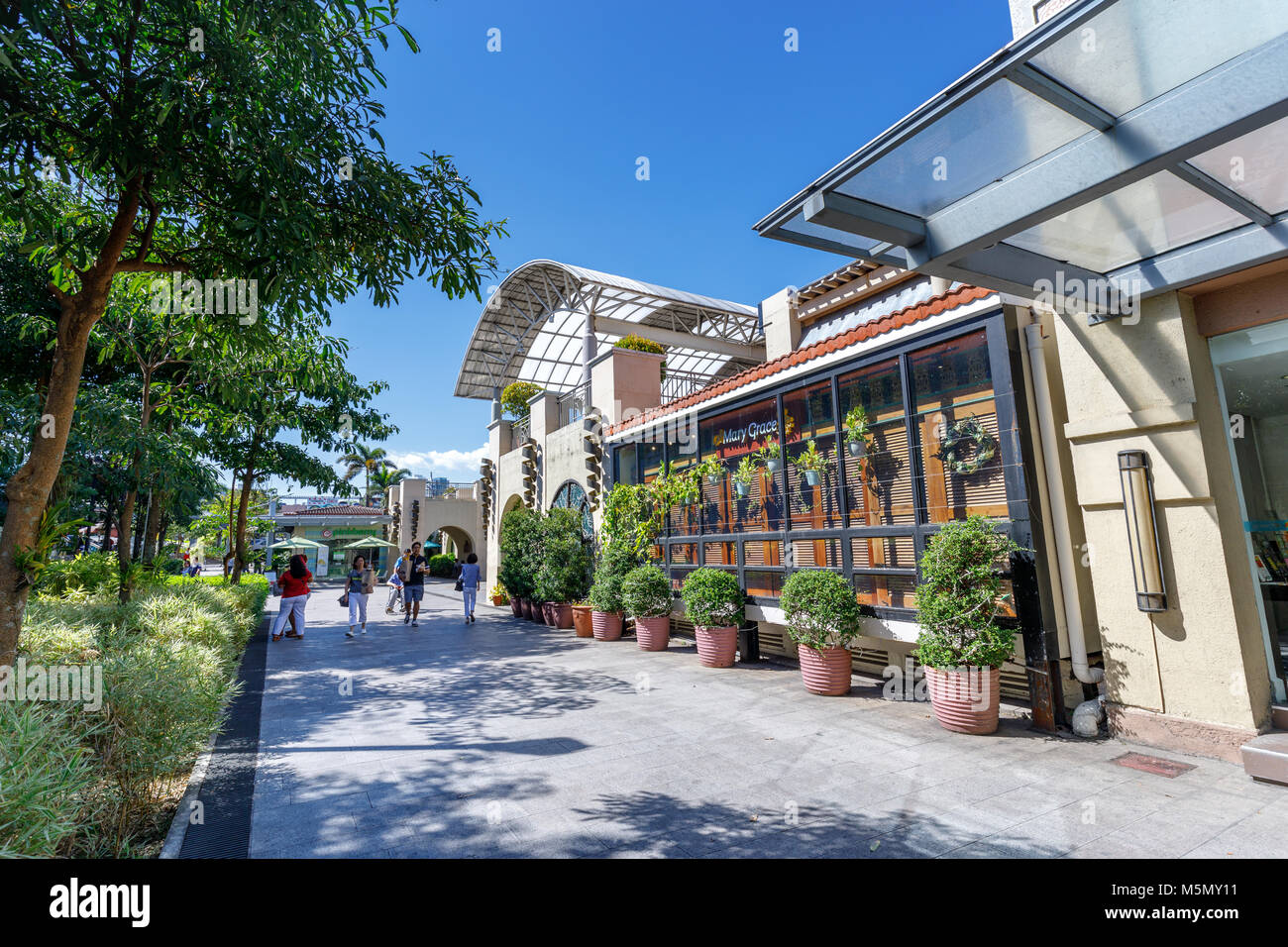 Manila, Philippines - Feb 24, 2018 : Building of Alabang town center in ...