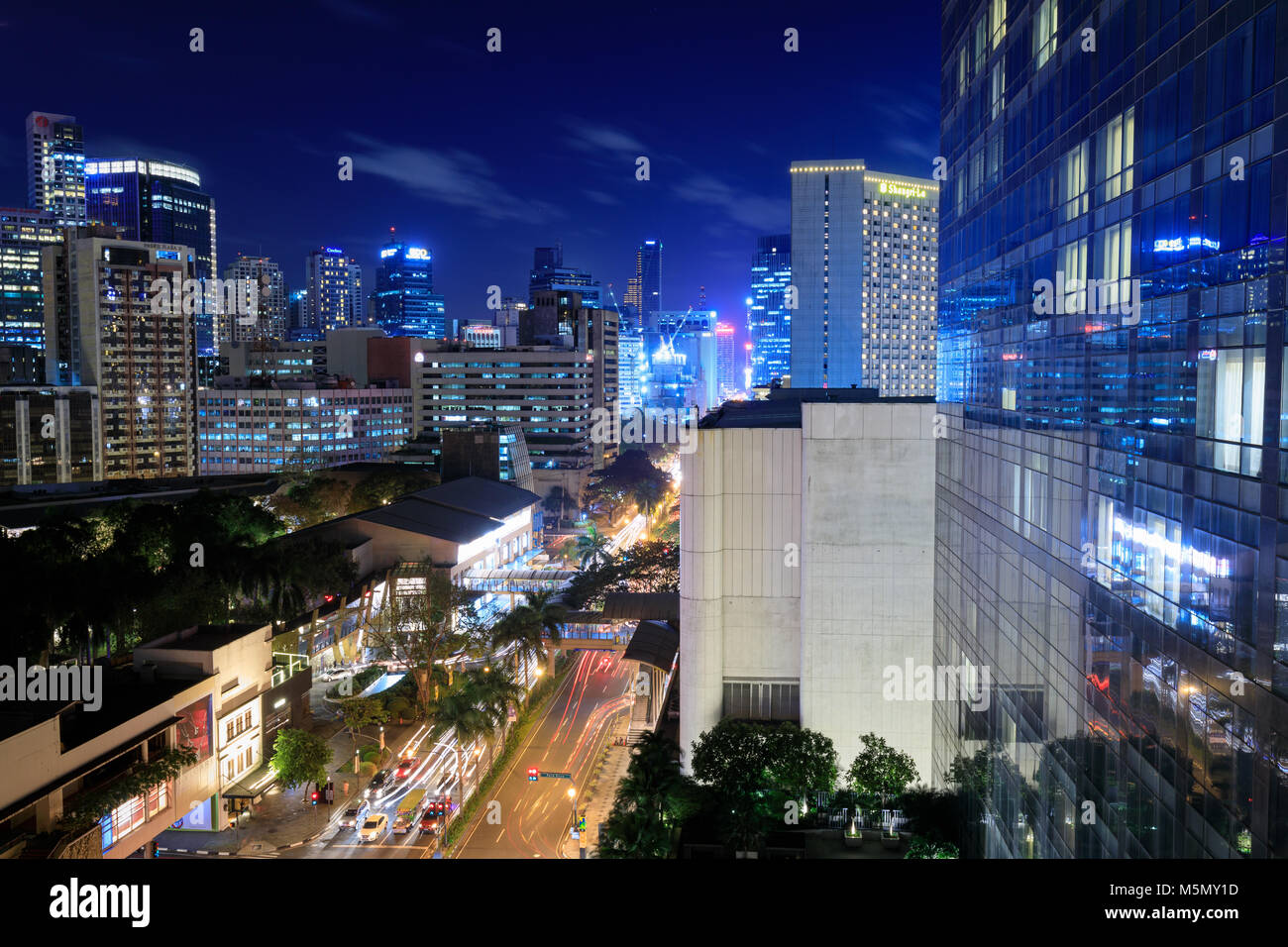 Makati avenue, manila hi-res stock photography and images - Alamy