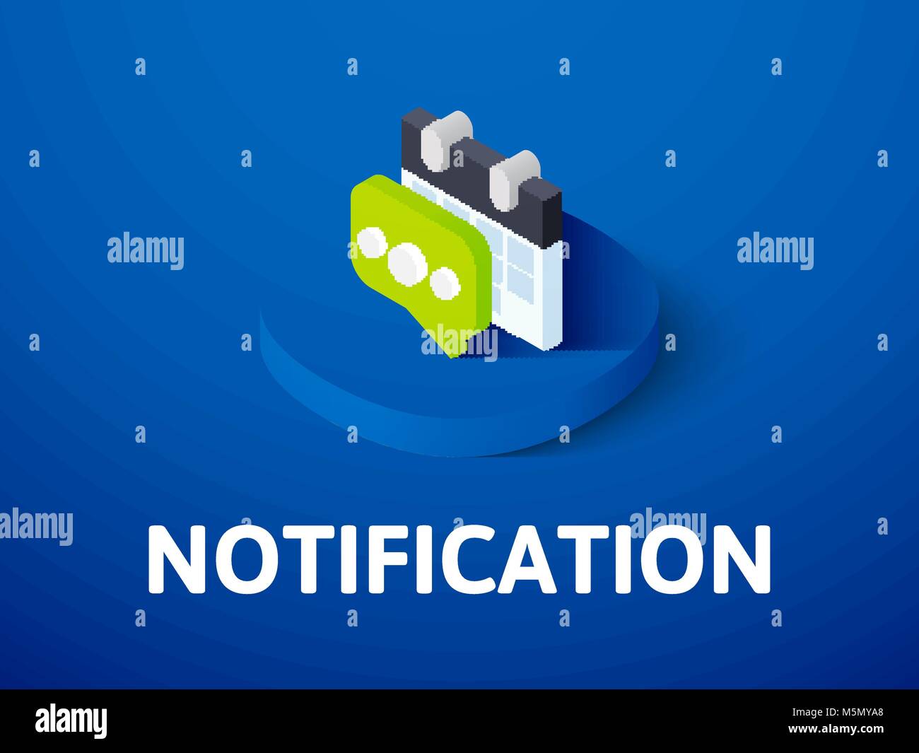 Notification icon sign on Stock Vector Images - Alamy