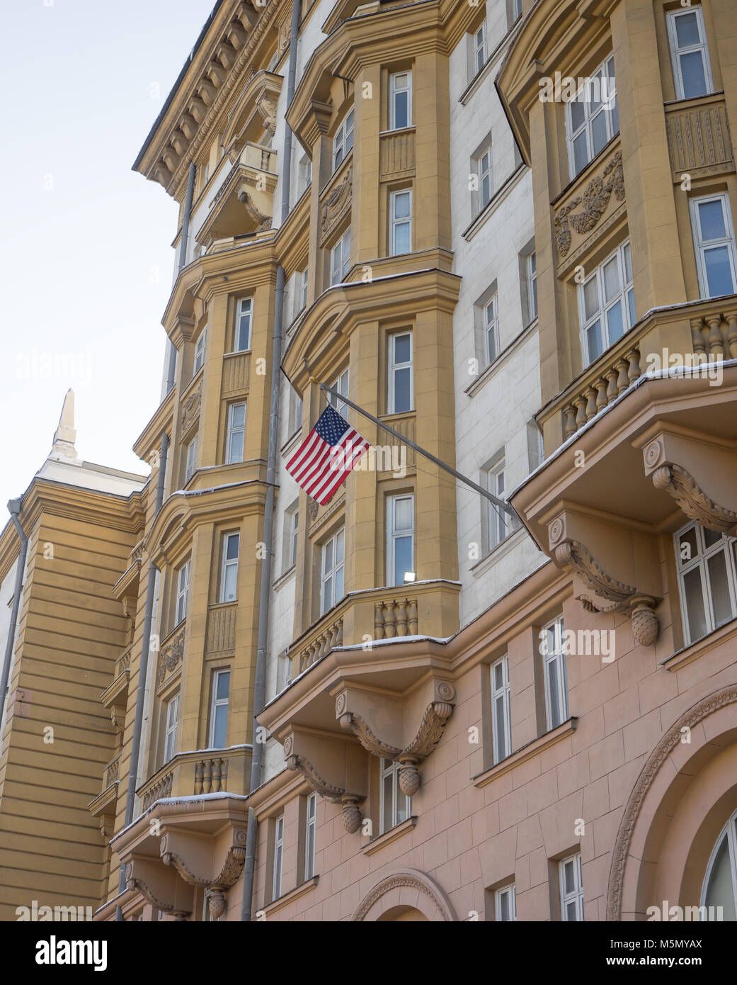 Us embassy in moscow hi-res stock photography and images - Alamy