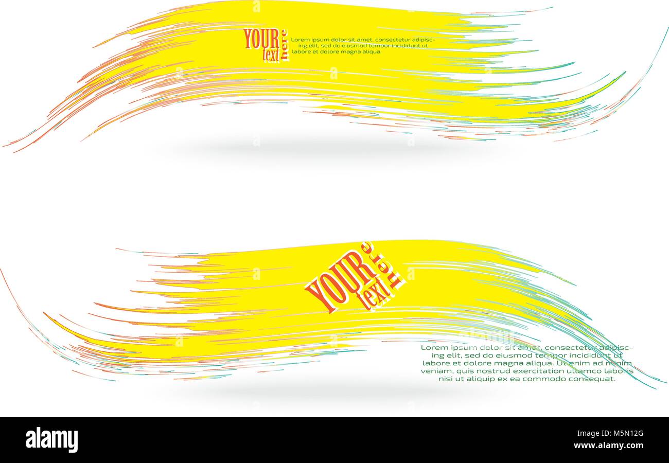 Yellow promotional poster Stock Vector Image & Art - Alamy