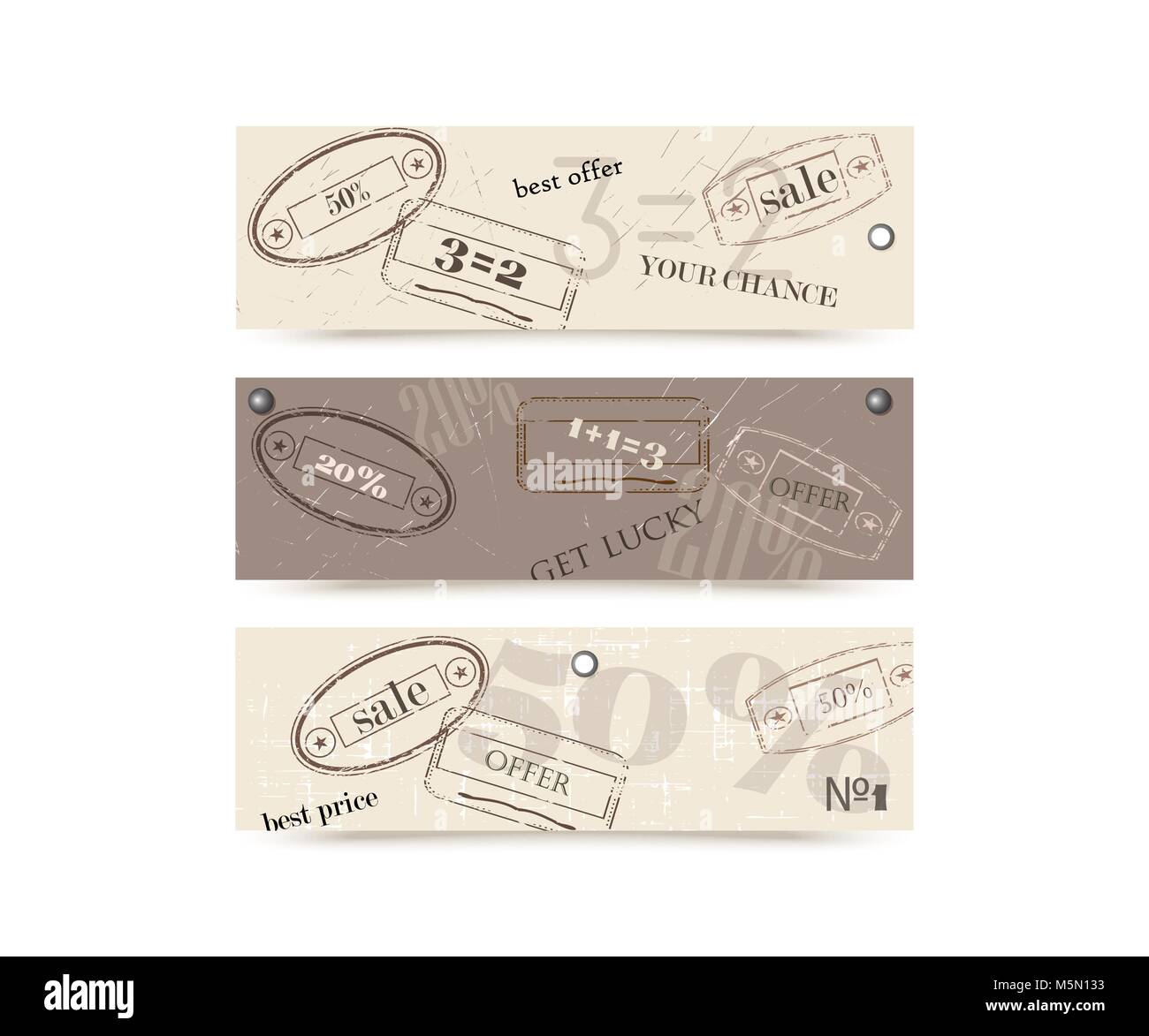 Vintage banner Stock Vector Images - Alamy