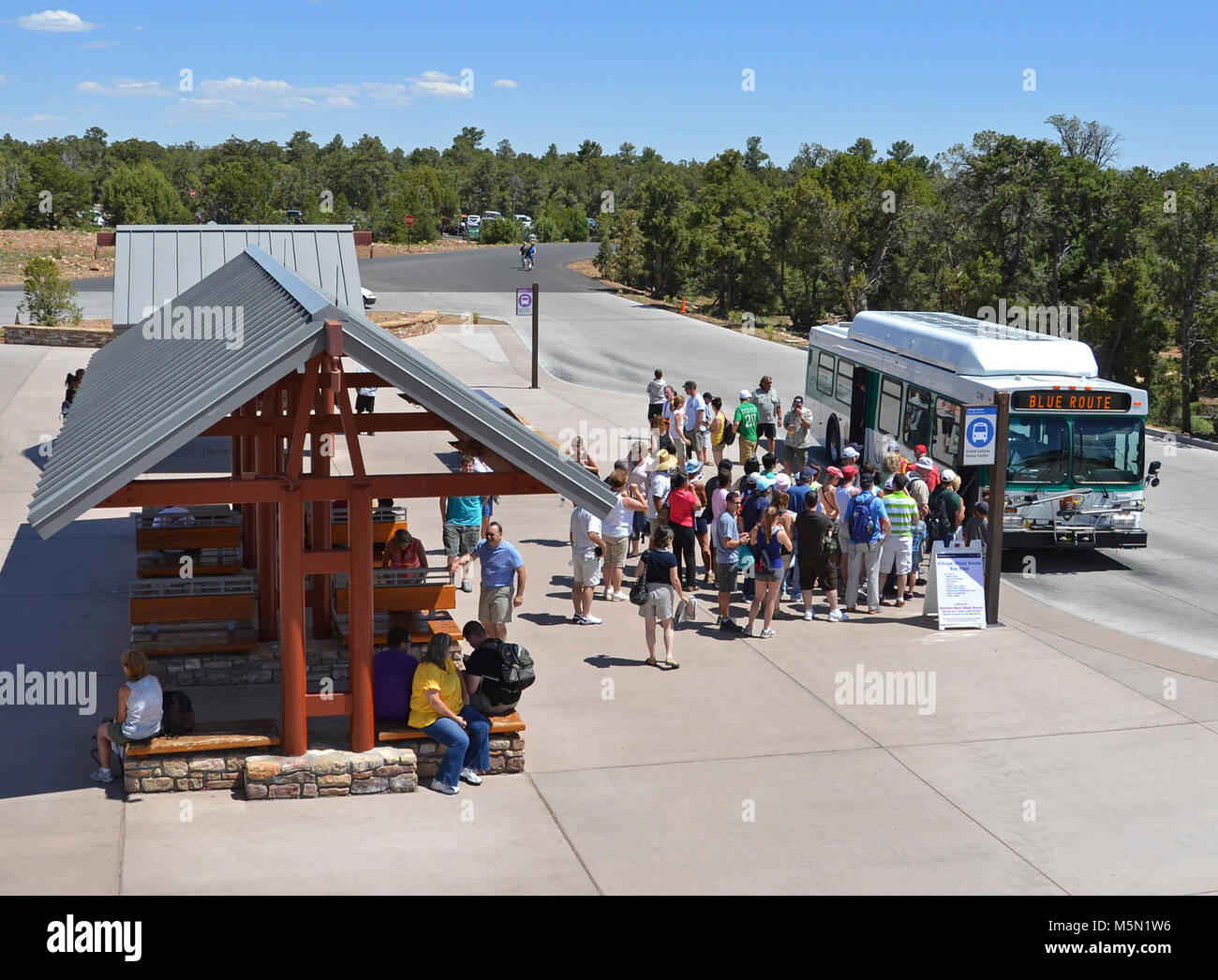 Grand Canyon Free Shuttle Visitor Center Transit Station . A ...