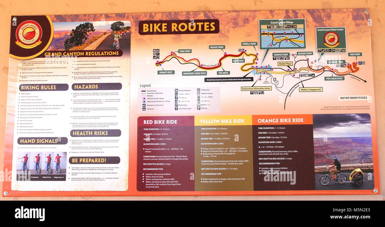 Grand Canyon National Park Bicycle Rental . On the South Rim. Bicycle ...
