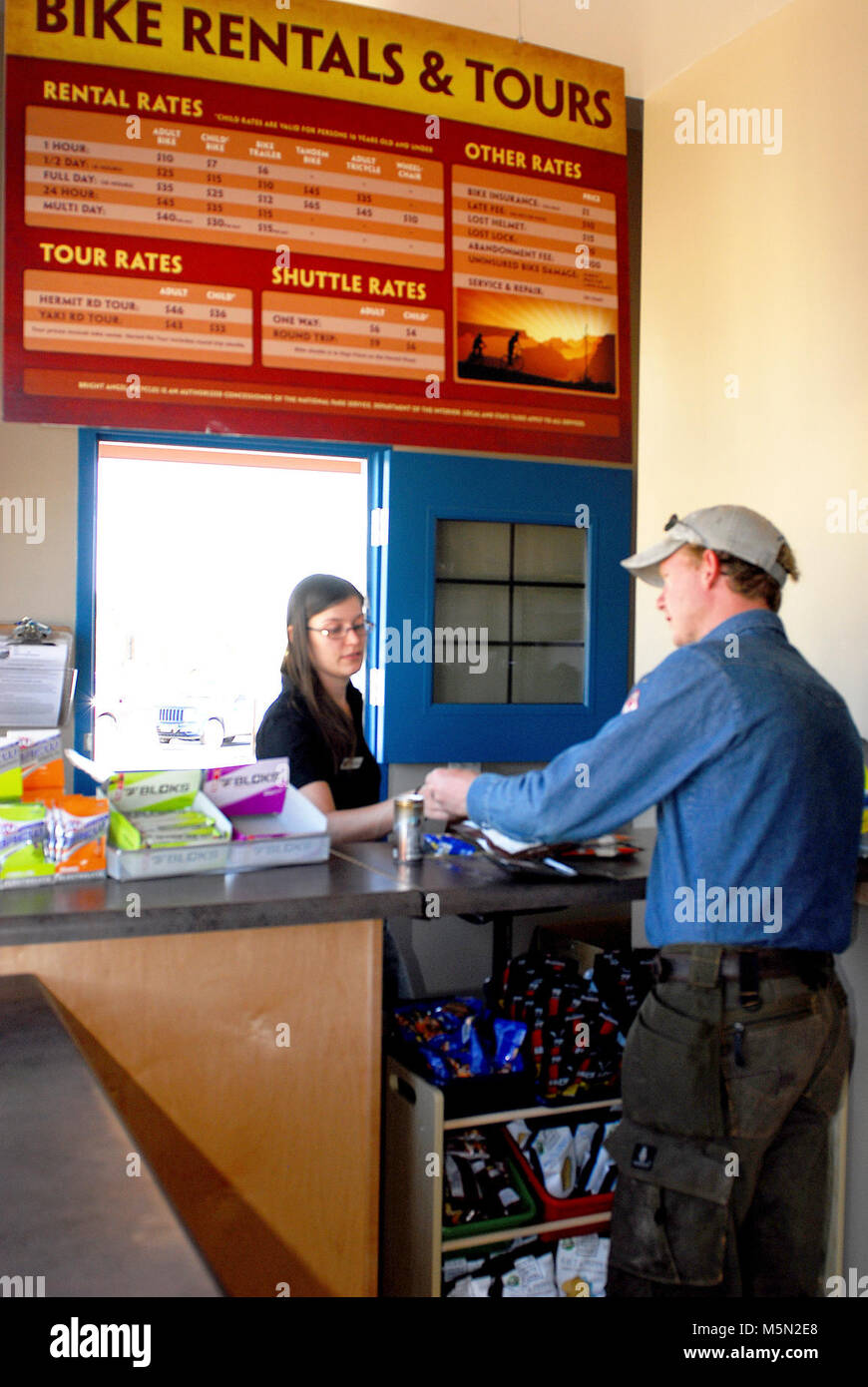 Grand Canyon National Park Bicycle Rental . On the South Rim. Bicycle ...