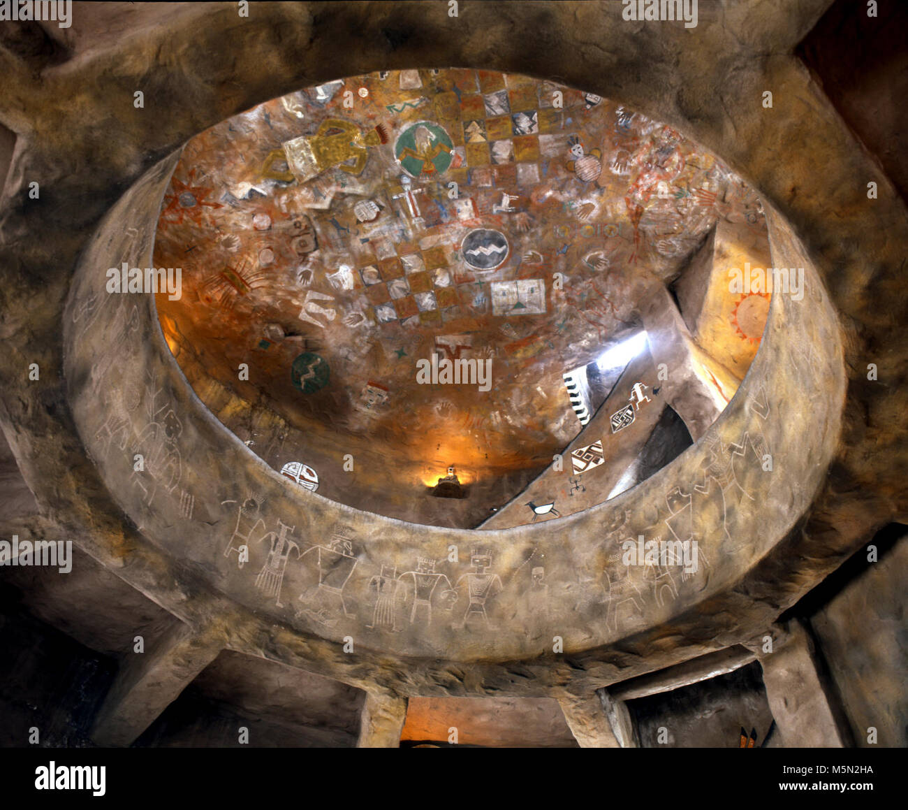 Desert View Watchtower Interior Stock Photos & Desert View Watchtower ...